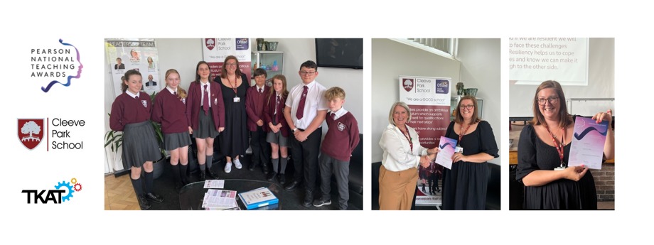 Cleeve Park School teacher celebrates national 'Teacher of the Year ...